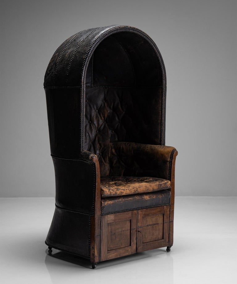 Georgian Hall Porter’s Chair, England circa 1820 at 1stDibs