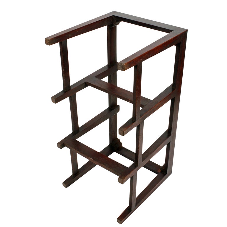 Georgian Library Step Stool For Sale at 1stDibs