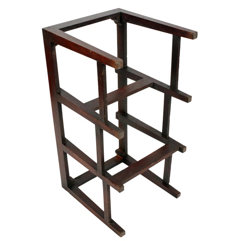 Georgian Library Step Stool For Sale at 1stDibs
