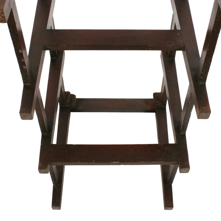 Georgian Library Step Stool For Sale at 1stDibs