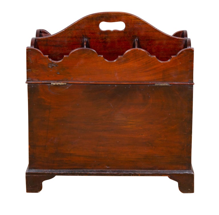 Georgian Mahogany Bottle Box For Sale at 1stDibs