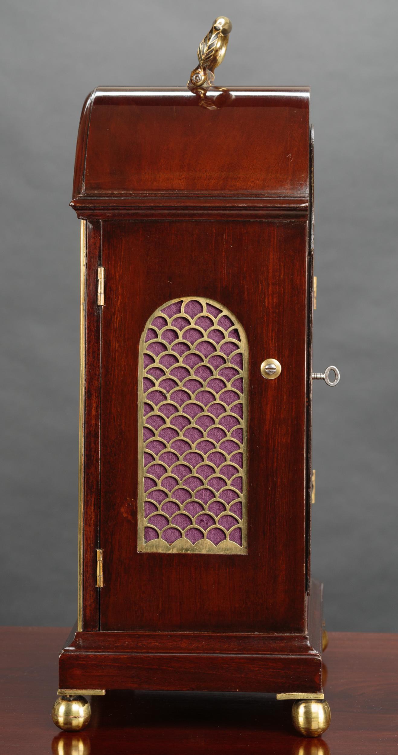 Georgian Mahogany Bracket Clock by James McCabe, London For Sale at ...