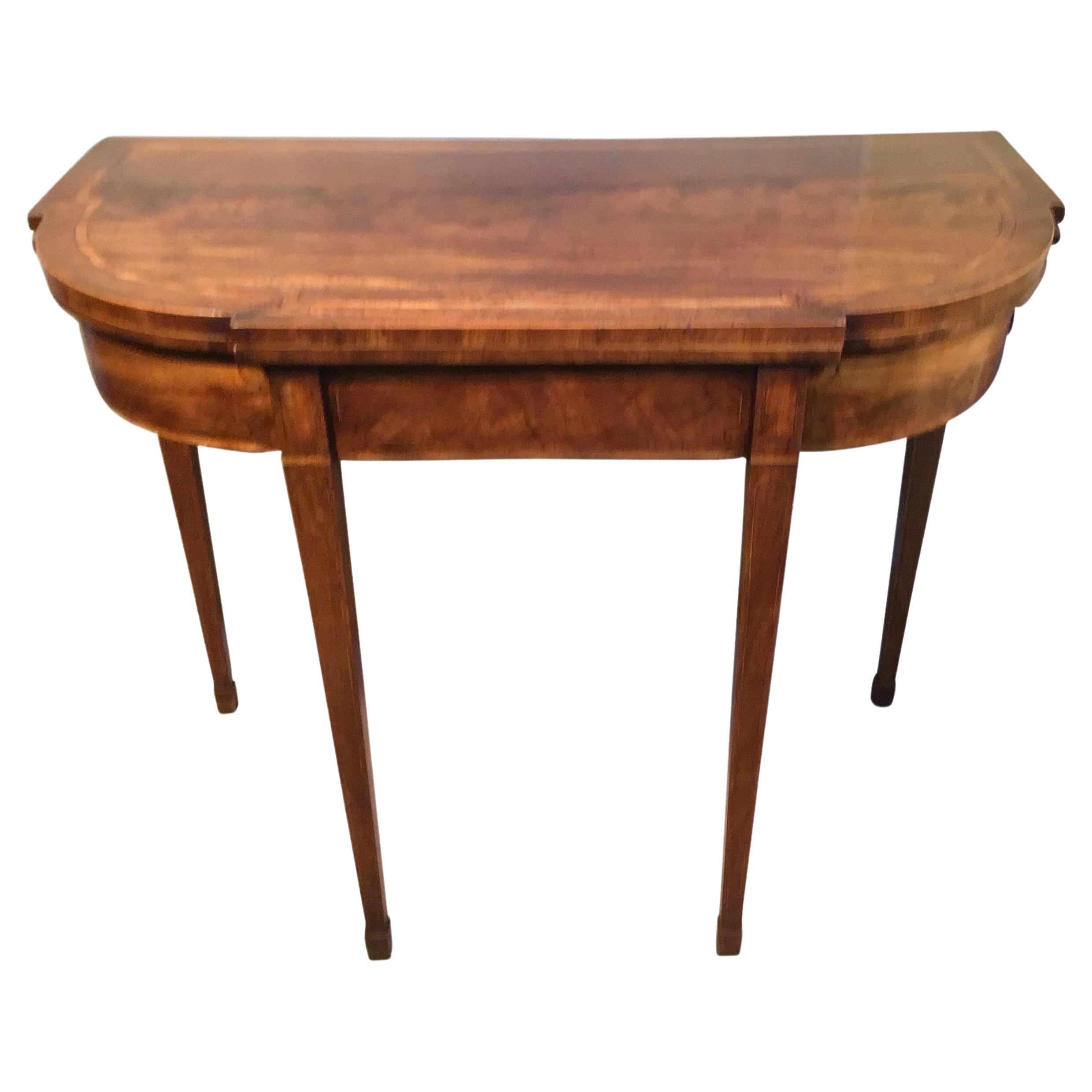 Directoire Card Table, 1800-10, Mahogany For Sale at 1stDibs | 1800/10