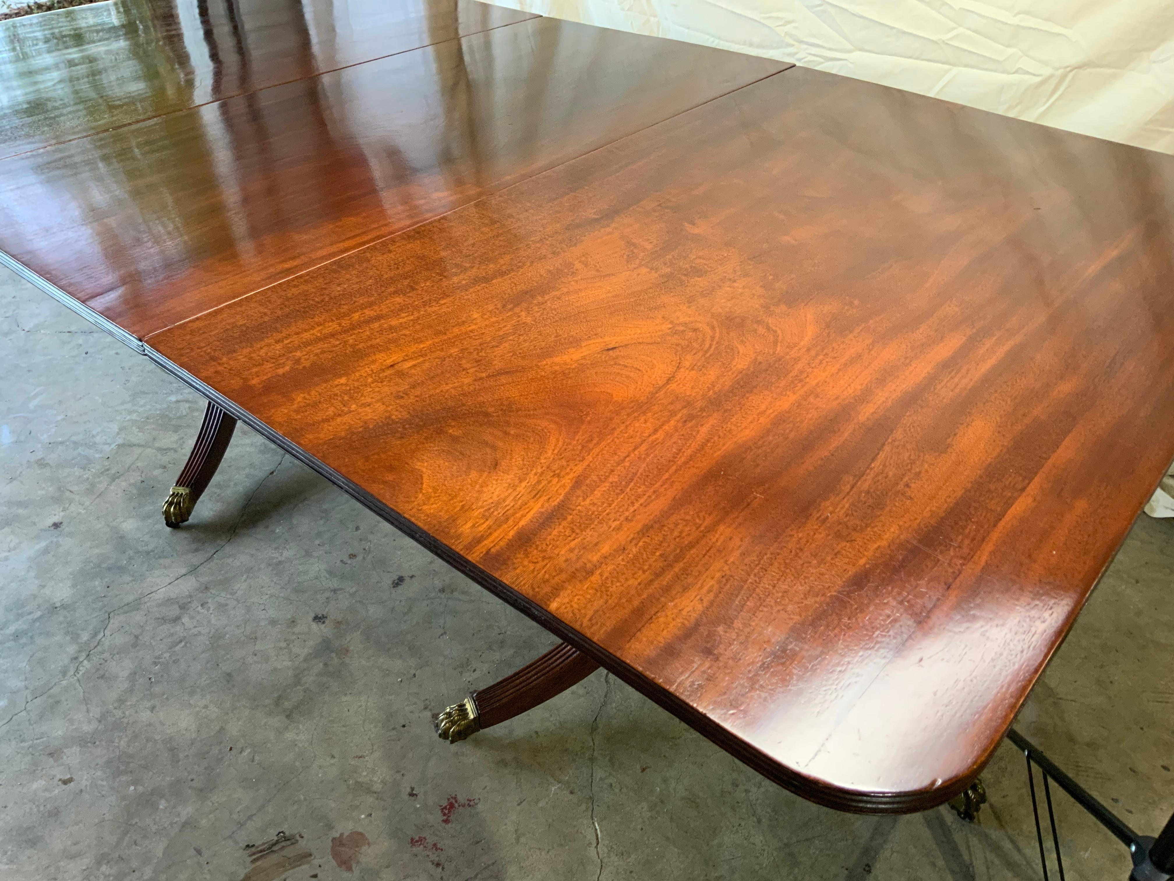 Georgian Mahogany Dining Table at 1stDibs