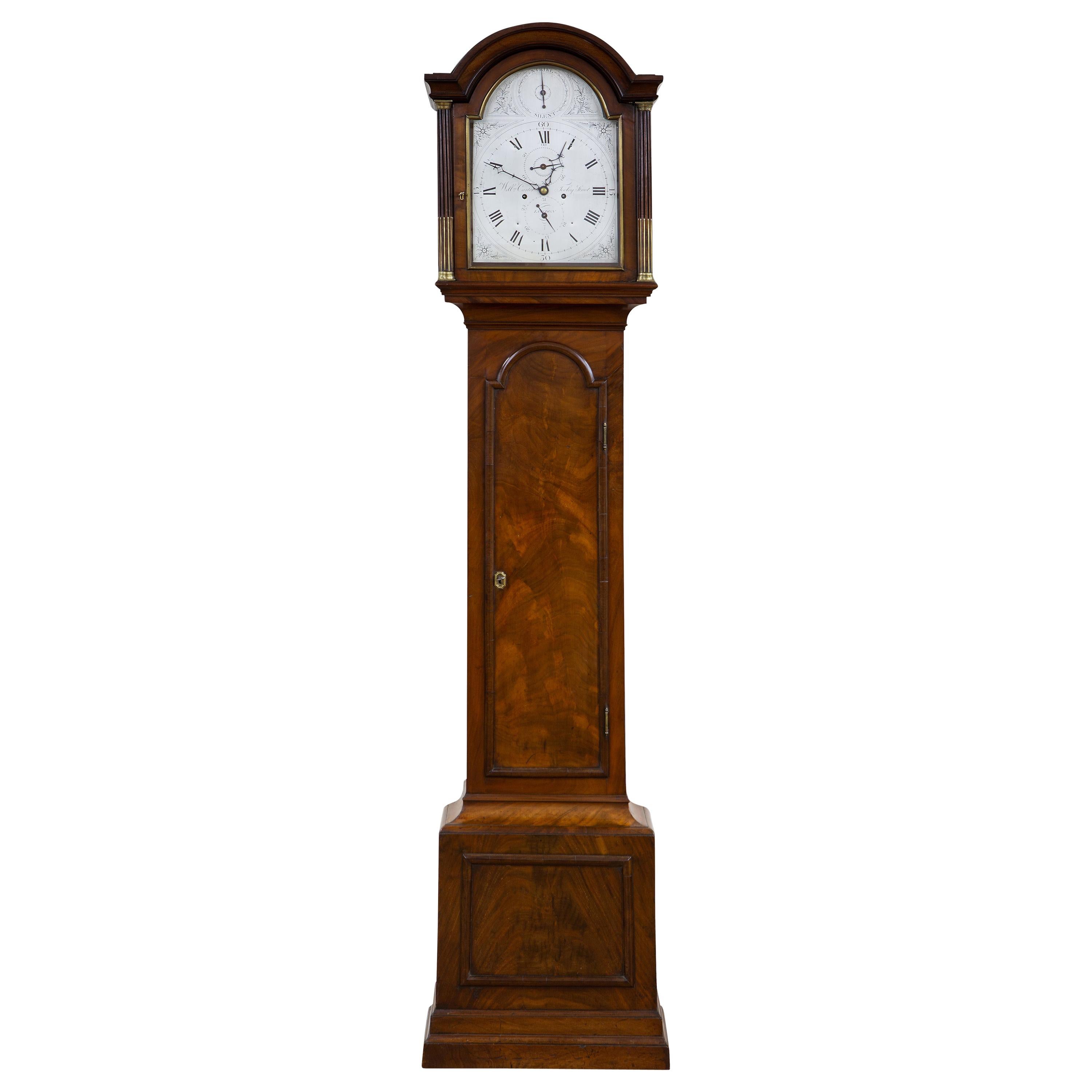 Georgian Mahogany Longcase Clock by William Carter, Tooley Street ...