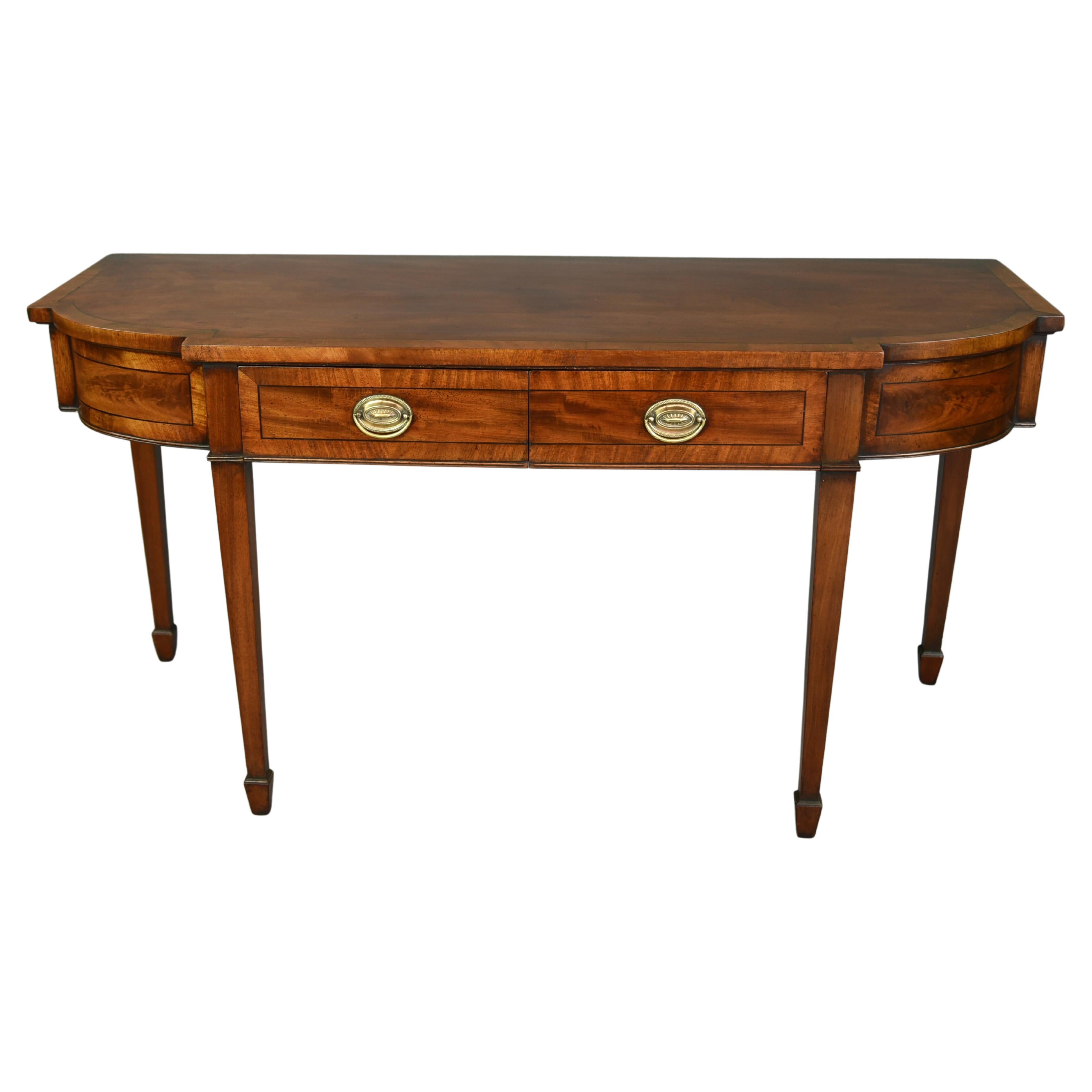 Good Georgian Irish Mahogany Side Table For Sale at 1stDibs