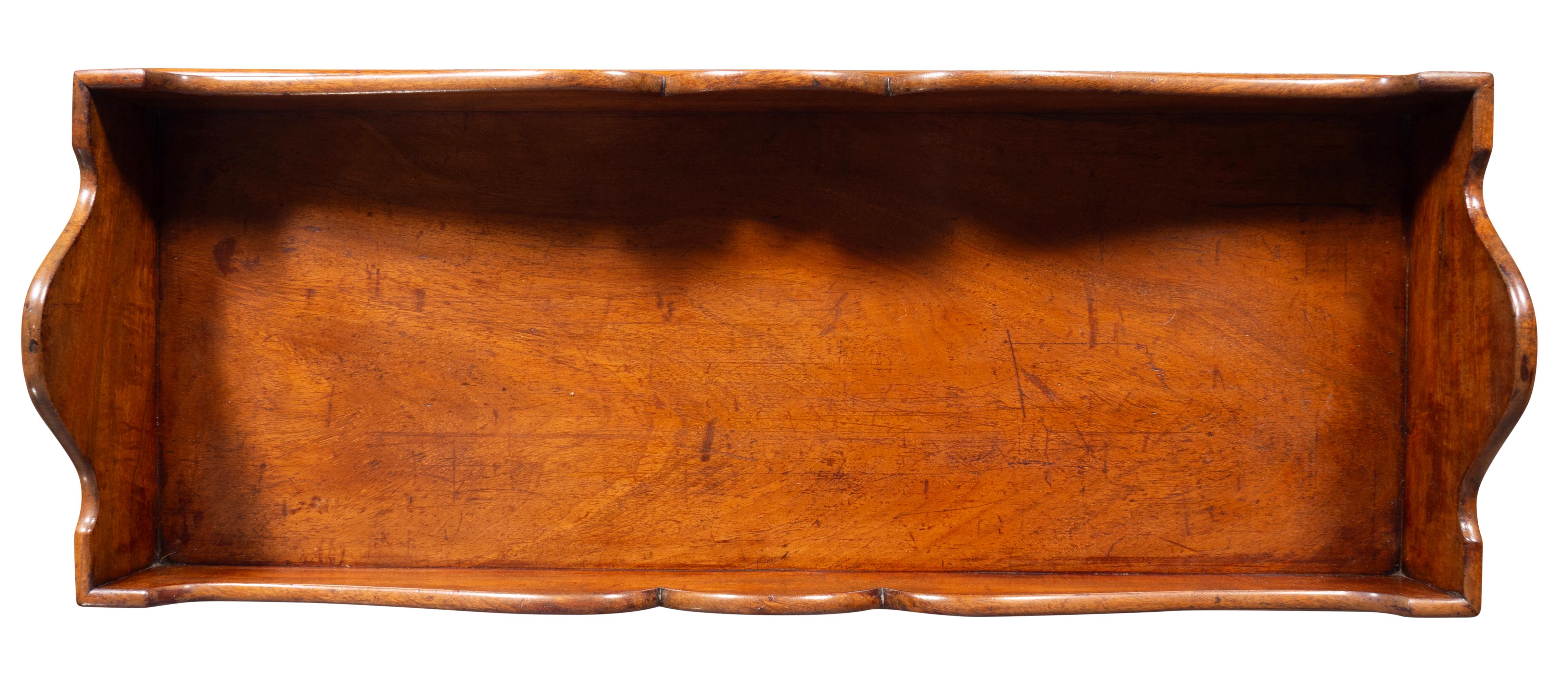 Georgian Mahogany Tray On A Later Base For Sale at 1stDibs