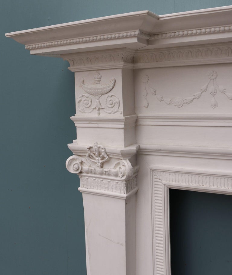 Georgian Neoclassical Style Fireplace For Sale at 1stDibs