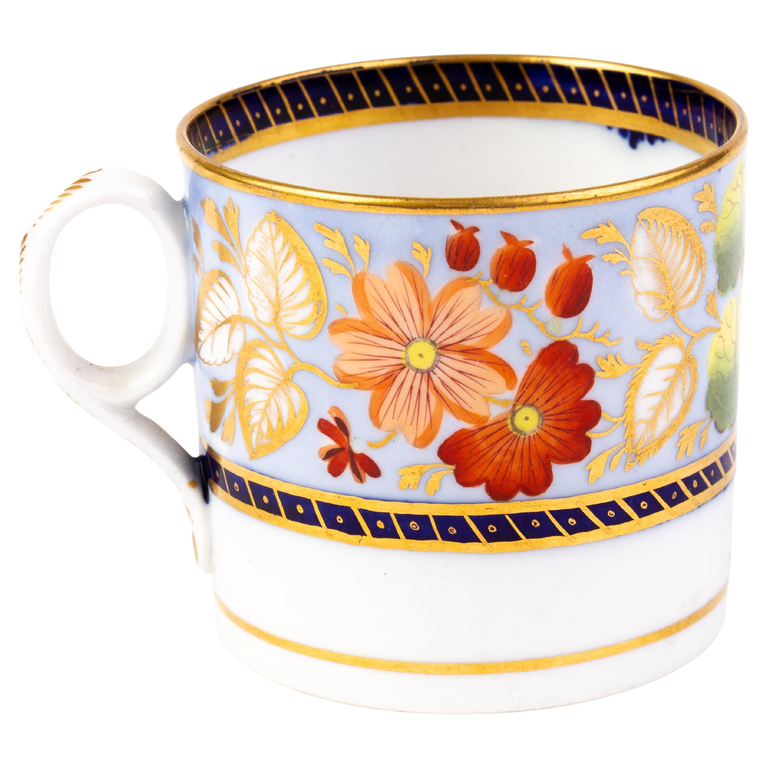 Georgian Newhall English Polychrome Porcelain Coffee Cup 18th Century ...