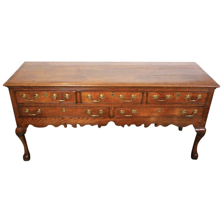 Georgian Oak Server / Huntboard For Sale at 1stDibs