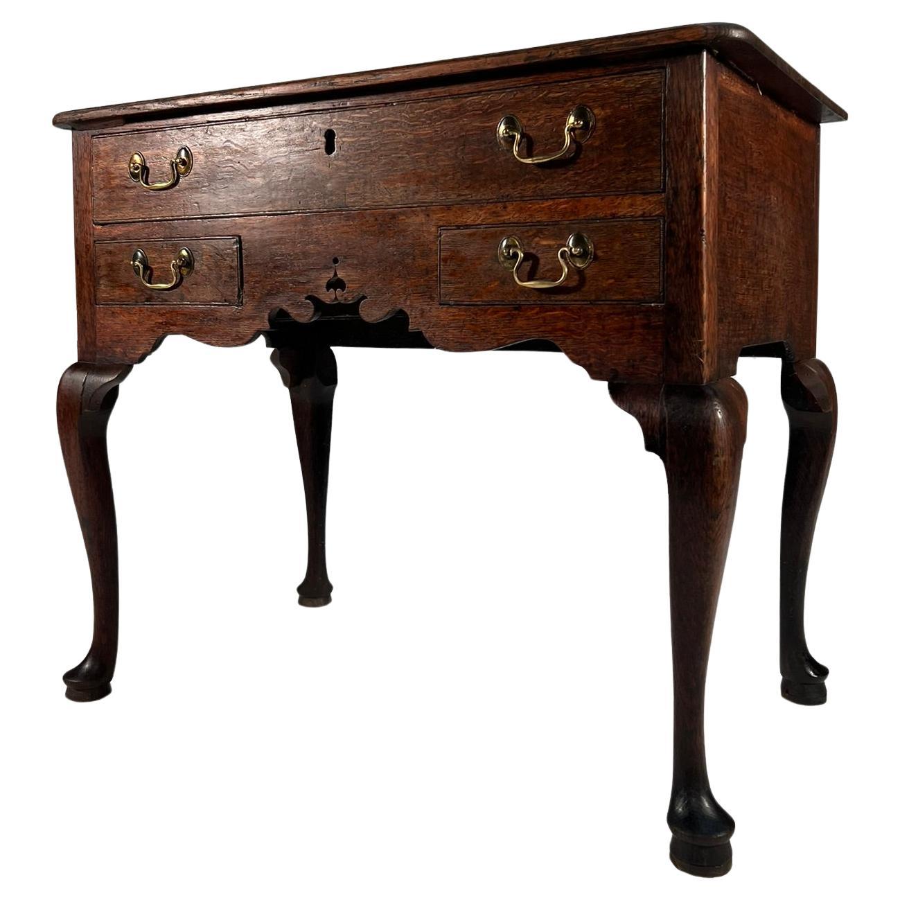 Georgian Oak Lowboy For Sale at 1stDibs
