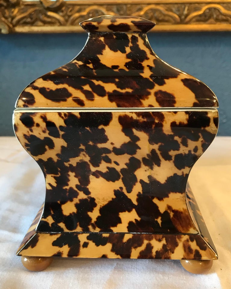 Georgian Pagoda Form Tea Caddy at 1stDibs