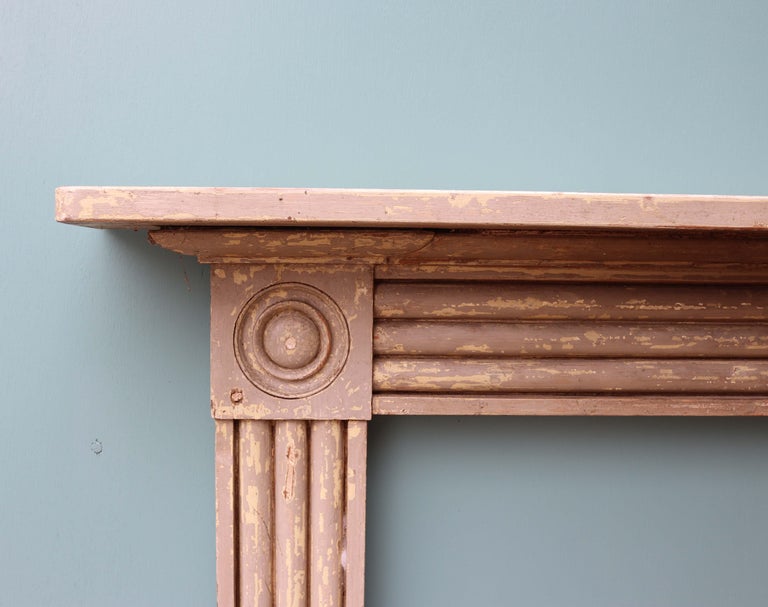 Georgian Painted Pine Bullseye Fire Surround at 1stDibs | fire surround ...