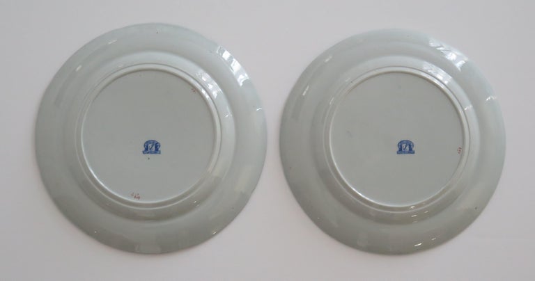 Georgian Pair Davenport Dinner Plates Ironstone Pattern 659, Circa 1815 ...