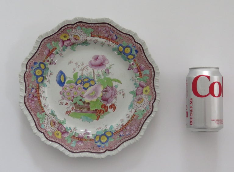 Georgian Pair Hicks and Meigh Ironstone Dinner Plates in Pattern 23 ...