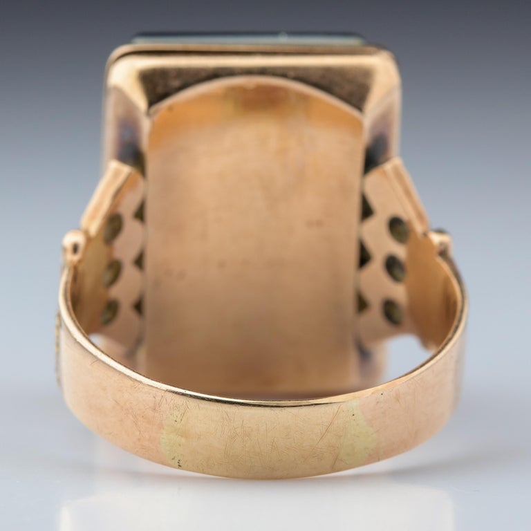 Georgian Poison Ring in Gold with Onyx is Cunningly Beautiful at ...