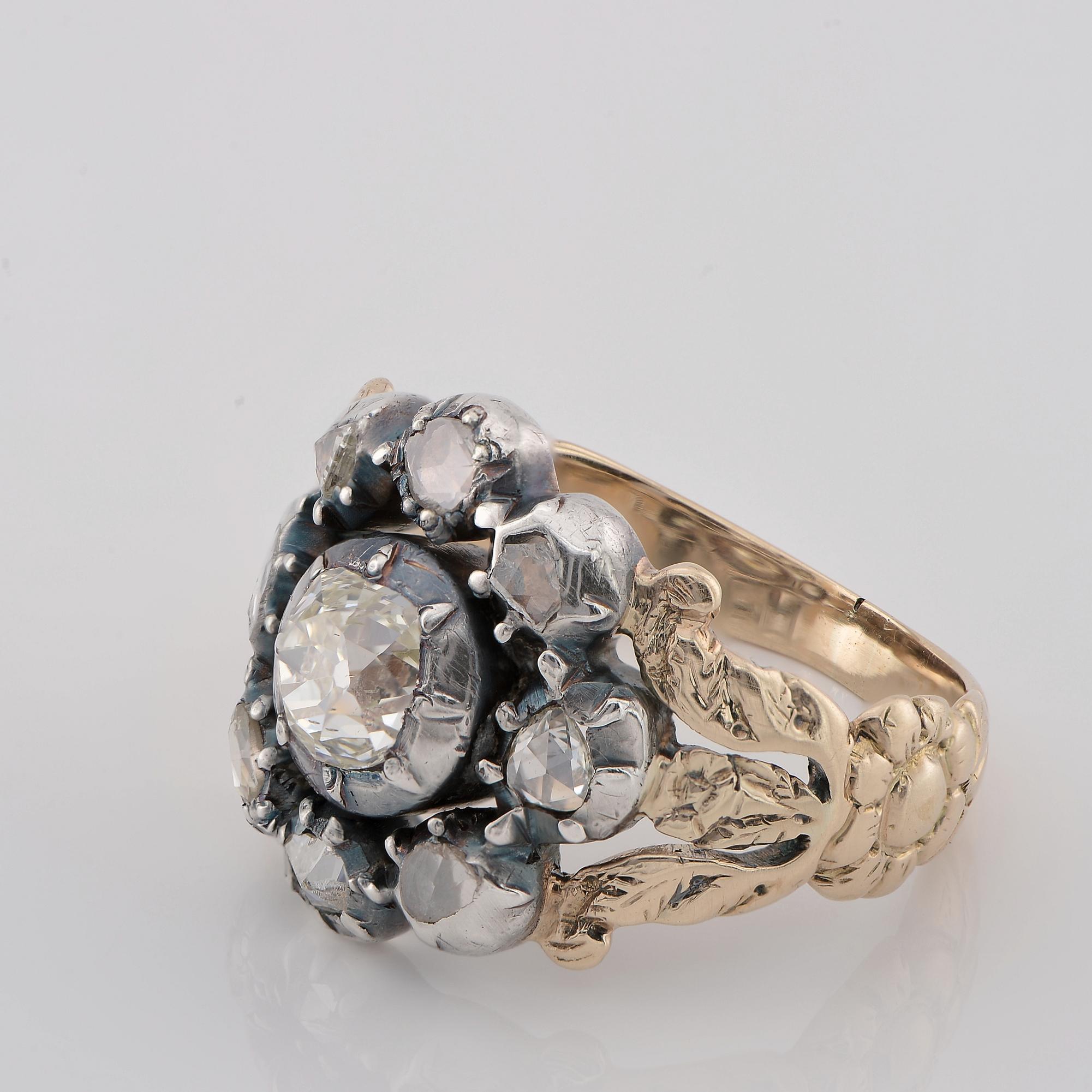Georgian/Regency Diamond Cluster Ring Ring For Sale at 1stDibs