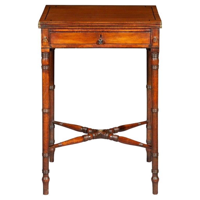 Regency Lamp Table For Sale at 1stDibs
