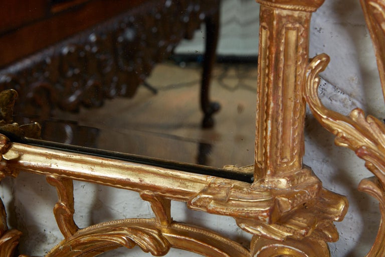 Georgian Rococo Giltwood Mirror at 1stDibs