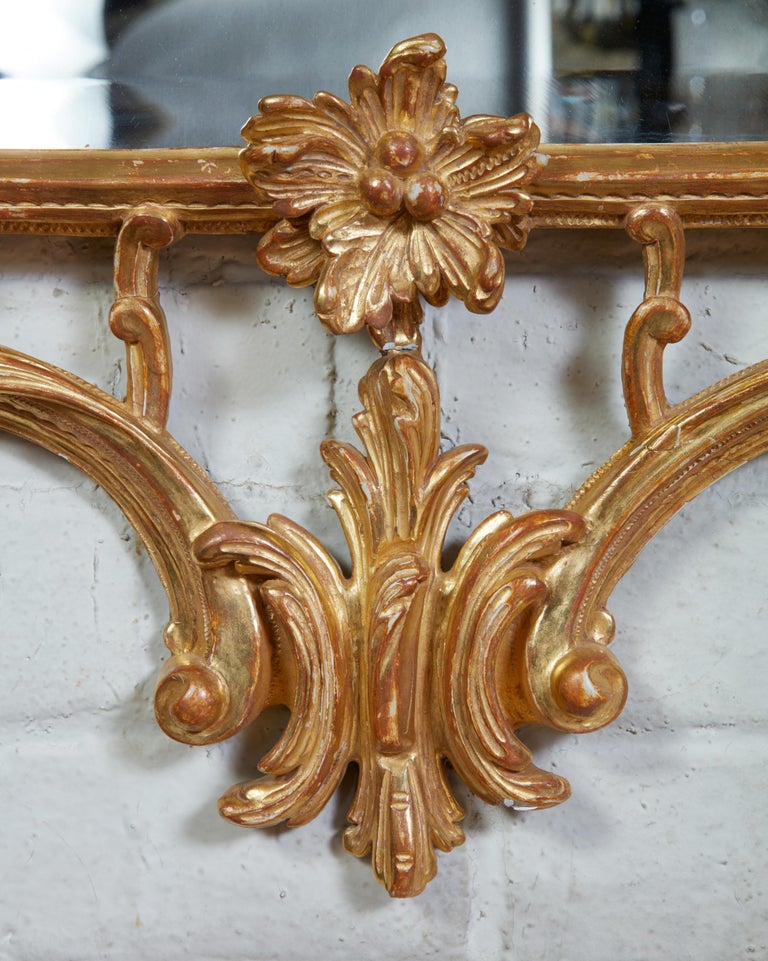 Georgian Rococo Giltwood Mirror at 1stDibs