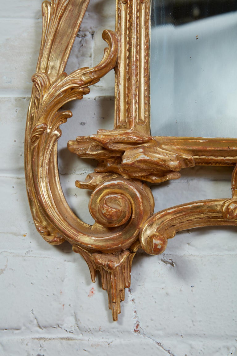 Georgian Rococo Giltwood Mirror at 1stDibs