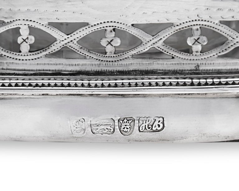 Georgian Silver Cruet Set by Hester Bateman For Sale at 1stDibs