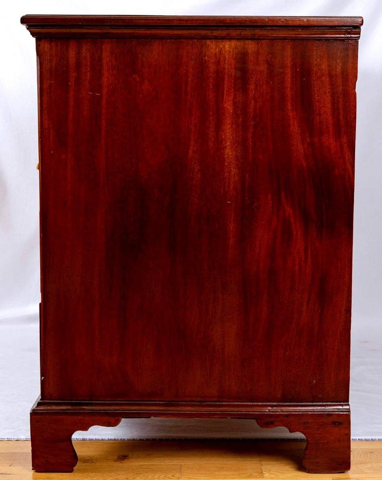 Georgian Solid Mahogany Desk Says Knee, Late 18th Century For Sale at ...