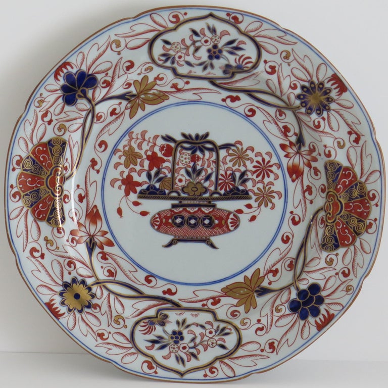 Georgian Spode Dinner Plate a Ironstone Chinoiserie Pattern No.2283 ...