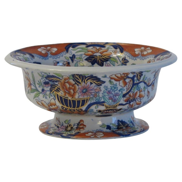 Georgian Spode Large Bowl Ironstone Chinoiserie Ptn No.3875, circa 1820 ...