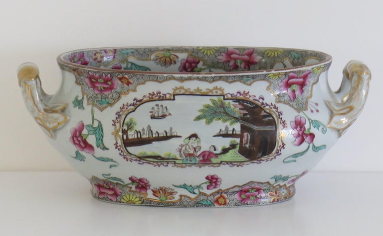 Georgian Spode Stone China Sauce Tureen in Ship Pattern 3067, circa ...