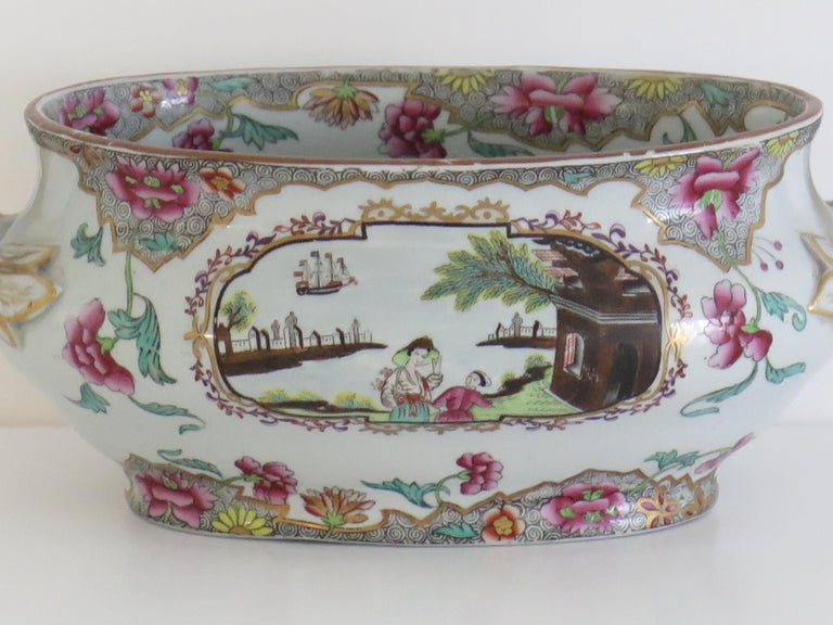 Georgian Spode Stone China Sauce Tureen in Ship Pattern 3067, circa ...