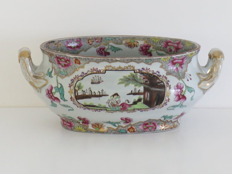 Georgian Spode Stone China Sauce Tureen in Ship Pattern 3067, circa ...