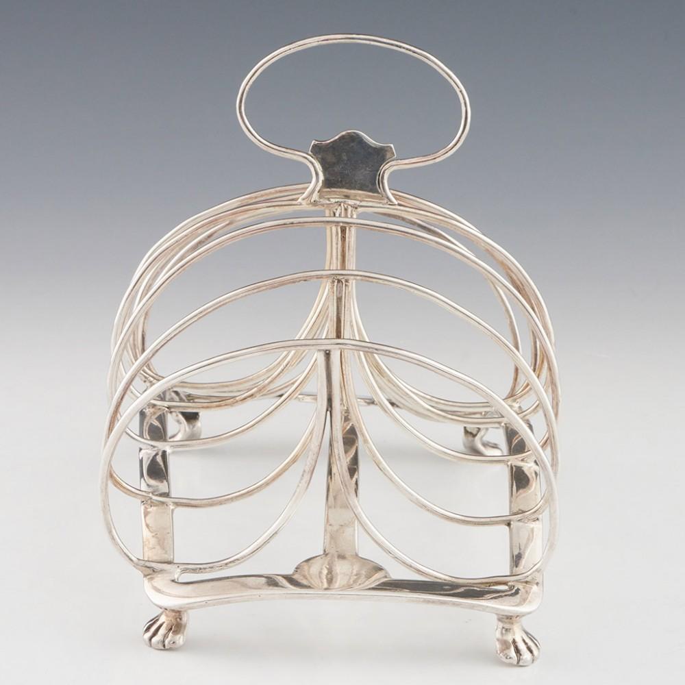 Georgian Sterling Silver Six Sivision Toast Rack London 1814 For Sale ...