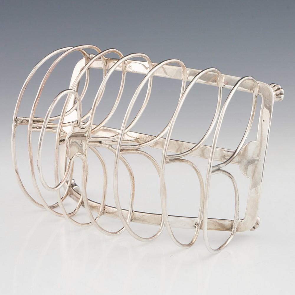 Georgian Sterling Silver Six Sivision Toast Rack London 1814 For Sale ...