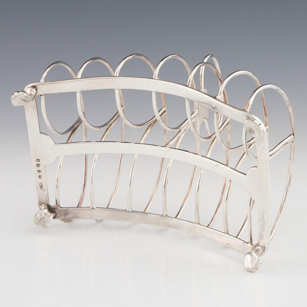 Georgian Sterling Silver Six Sivision Toast Rack London 1814 For Sale ...