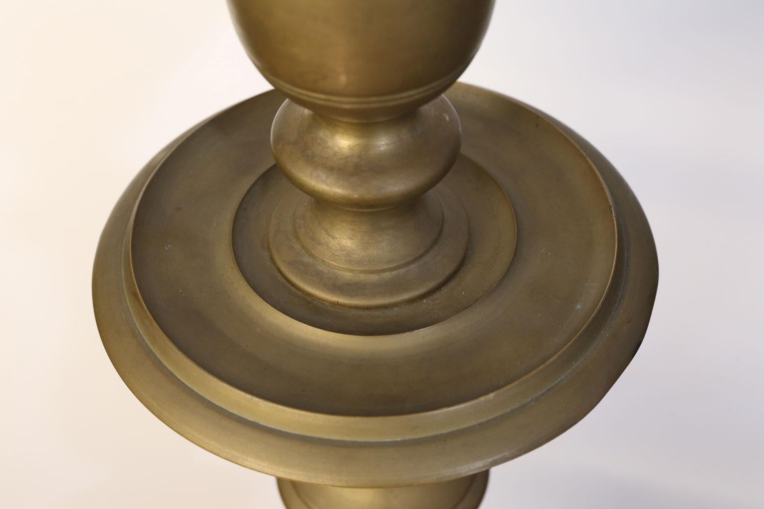 Georgian Style Brass Floor Lamp at 1stDibs