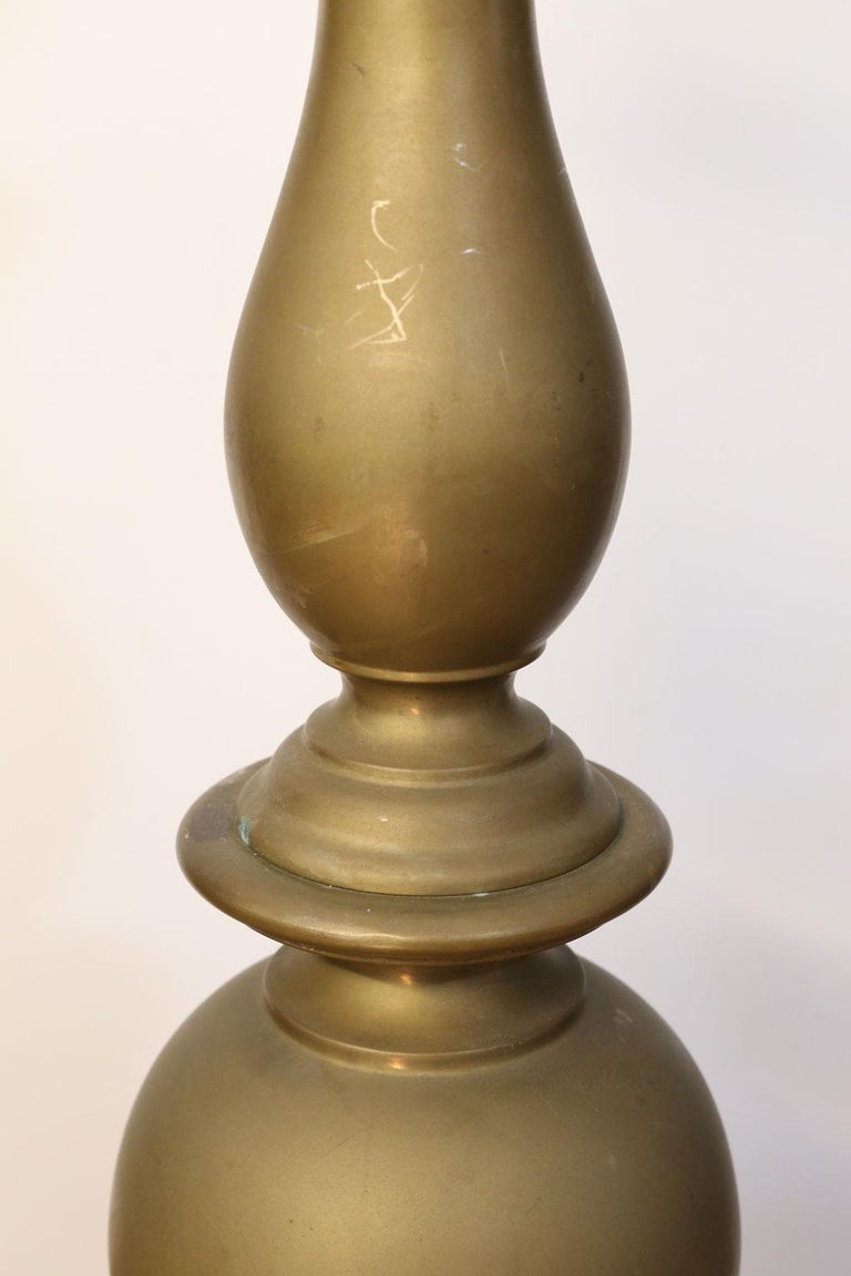 Georgian Style Brass Floor Lamp at 1stDibs