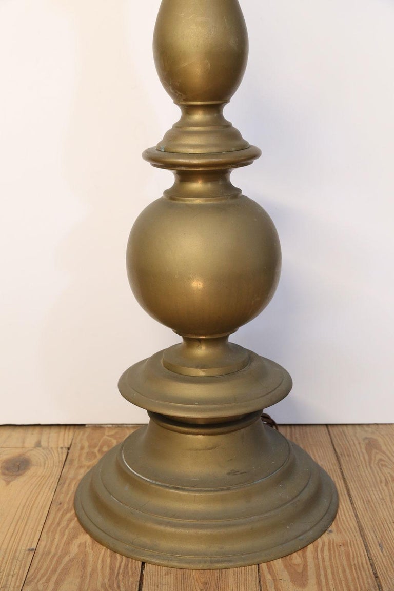 Georgian Style Brass Floor Lamp at 1stDibs