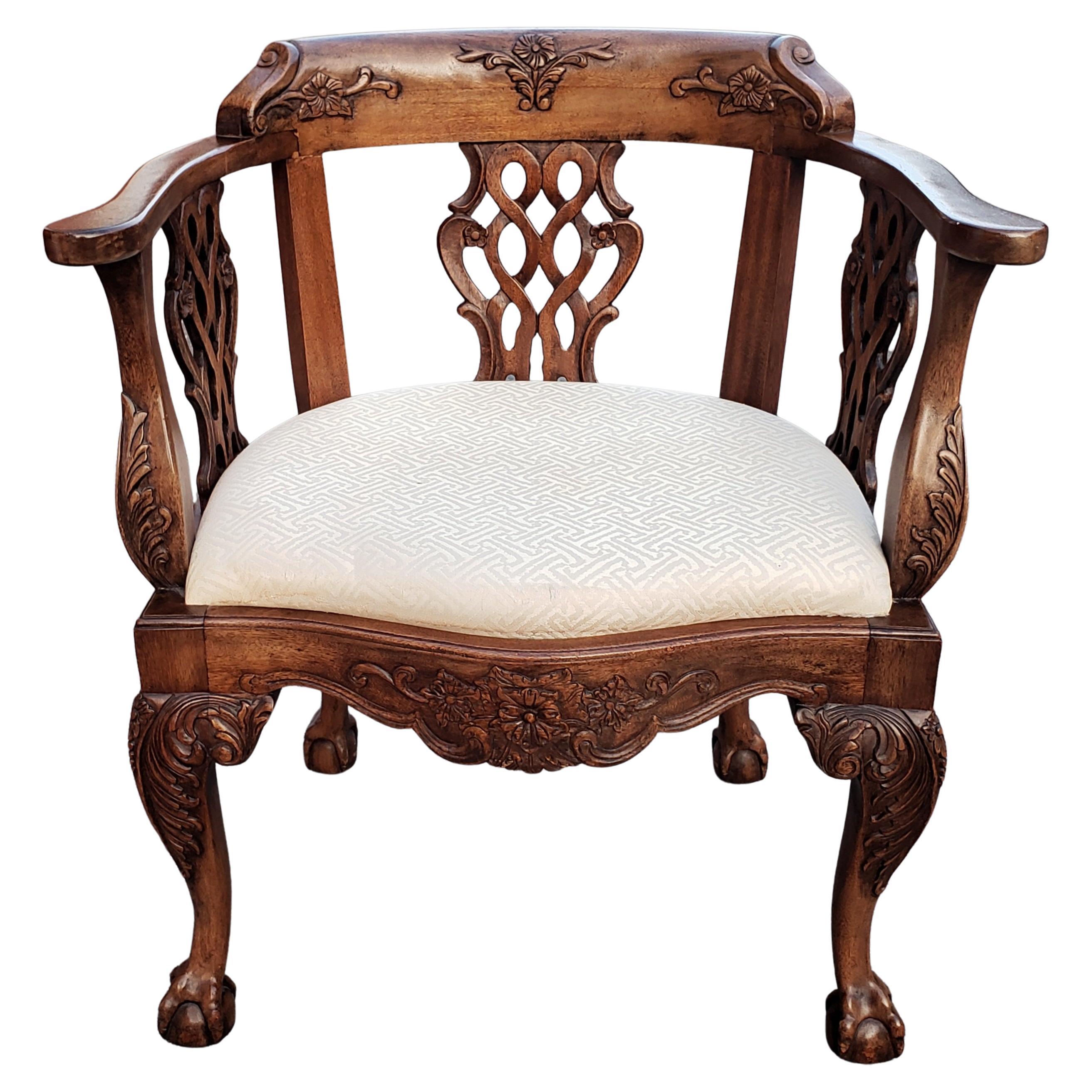 Heavily Carved Oak Roman Chair at 1stDibs | antique roman chair, roman ...