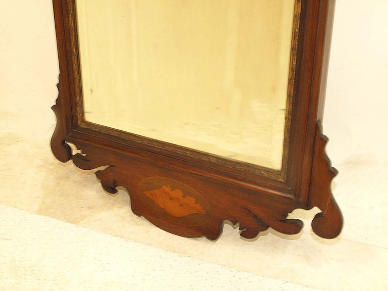 Georgian Style Inlaid Mirror For Sale at 1stDibs