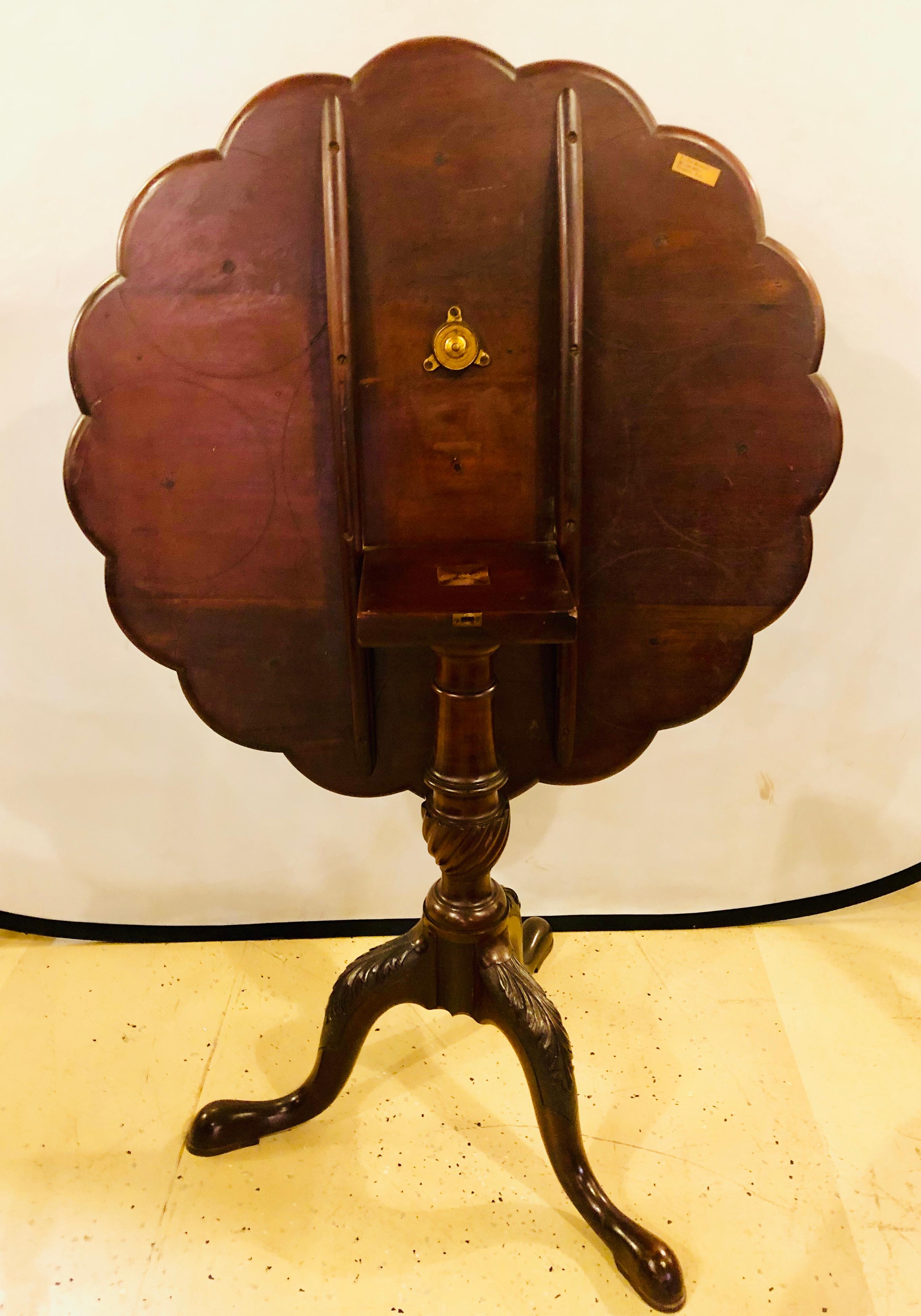 Georgian Style Mahogany Tilt-Top Supper Table at 1stDibs