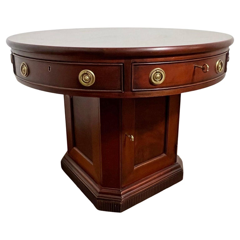 Georgian Style Ralph Lauren Mahogany Rent or Center Table, Circa 1990s ...