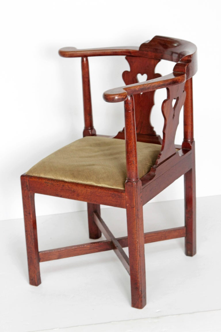 Georgian Style Roundabout or Smoking Chair at 1stDibs | high back ...