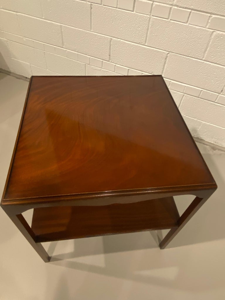 Georgian Style Side Table, Mahogany, English by Bevan Funnel, Two Tiers ...