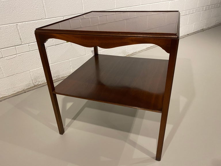 Georgian Style Side Table, Mahogany, English by Bevan Funnel, Two Tiers ...