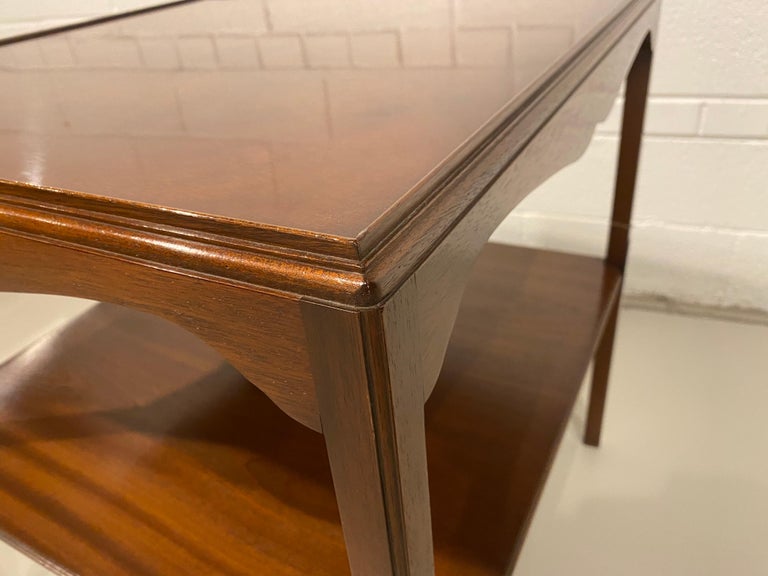 Georgian Style Side Table, Mahogany, English by Bevan Funnel, Two Tiers ...