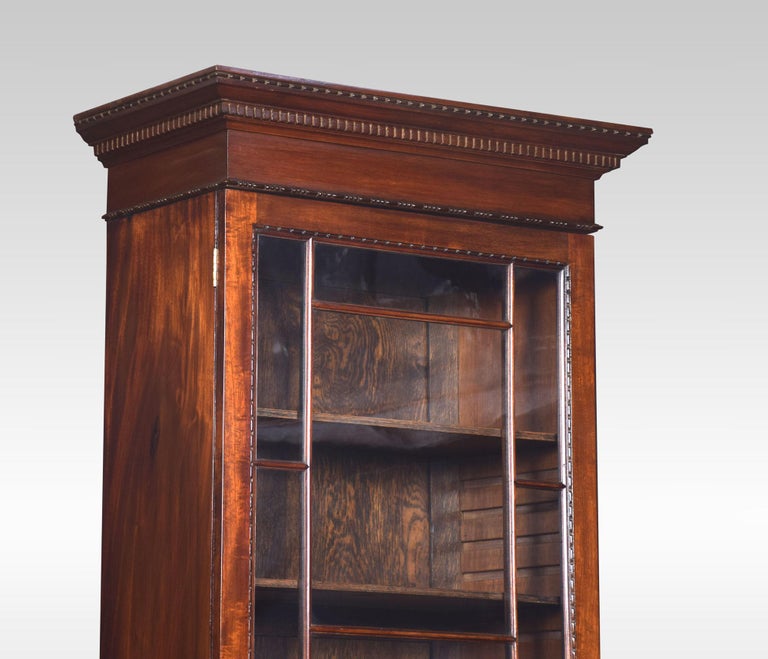 Georgian Style Tall Narrow Bookcase at 1stDibs