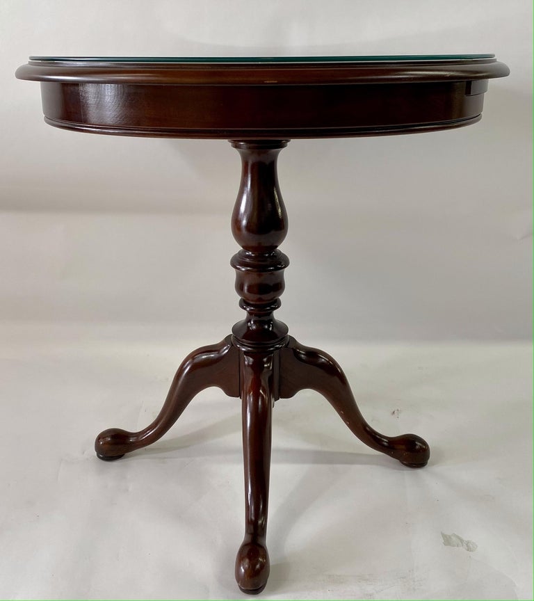Georgian Style Tri-Leg Mahogany Gueridon, Side or End Table For Sale at ...