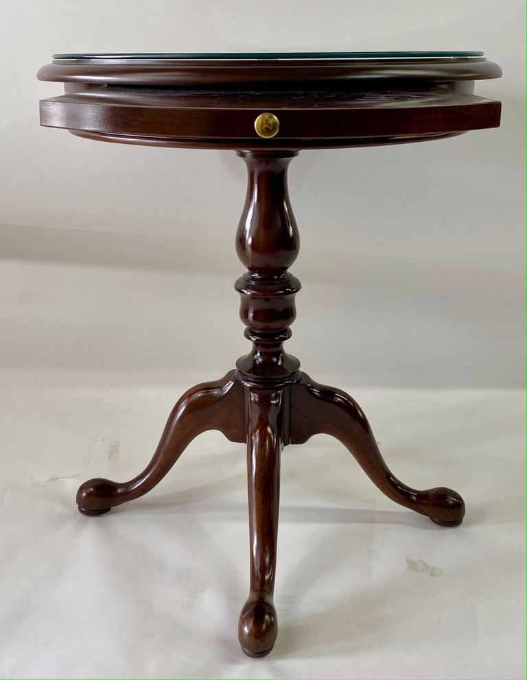 Georgian Style Tri-Leg Mahogany Gueridon, Side or End Table For Sale at ...