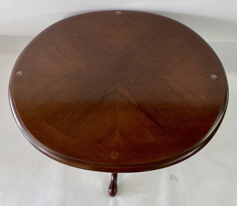 Georgian Style Tri-Leg Mahogany Gueridon, Side or End Table For Sale at ...
